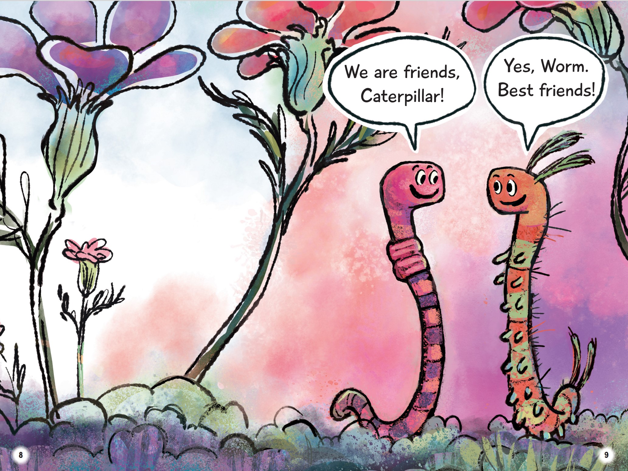 “Worm and Caterpillar are Friends” — a book journey – The Kaz Windness Blog